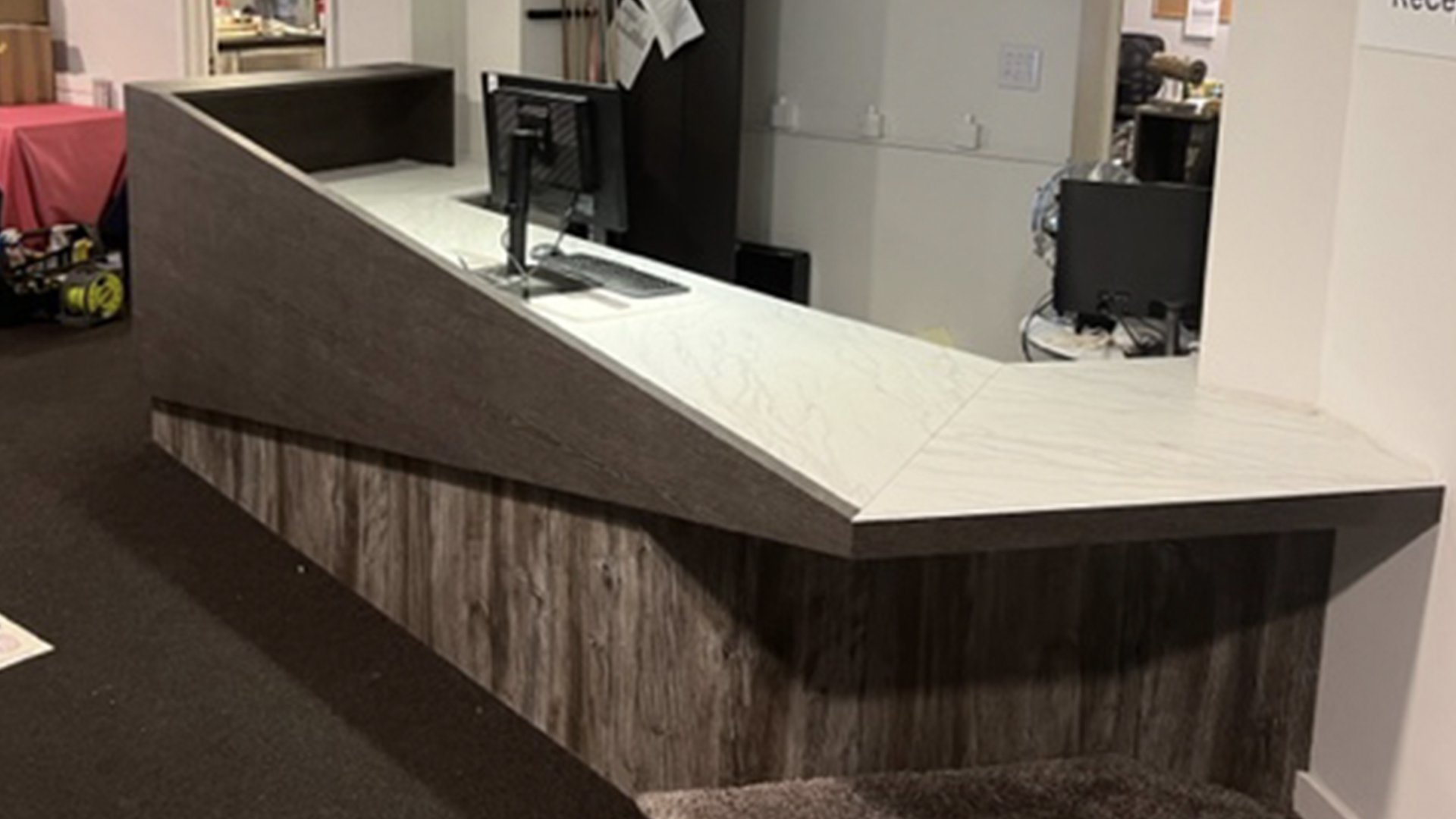 The Lowry Hotel Reception Desks - Fusion Surfaces